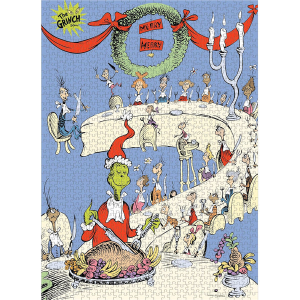 USAopoly Dr Seuss The Grinch Feast 1000 Piece Jigsaw Puzzle | Radar Toys
