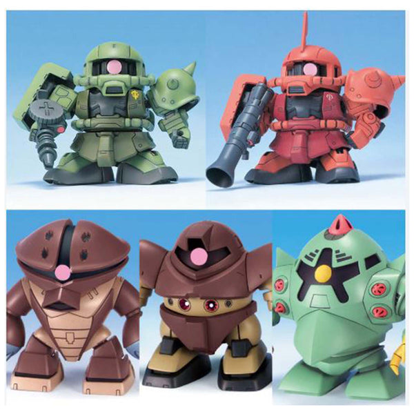 Bandai Gundam BB Senshi Mobile Suit Gundam Principality Of Zeon Mobile Suit Set Model Kit| Radar ...