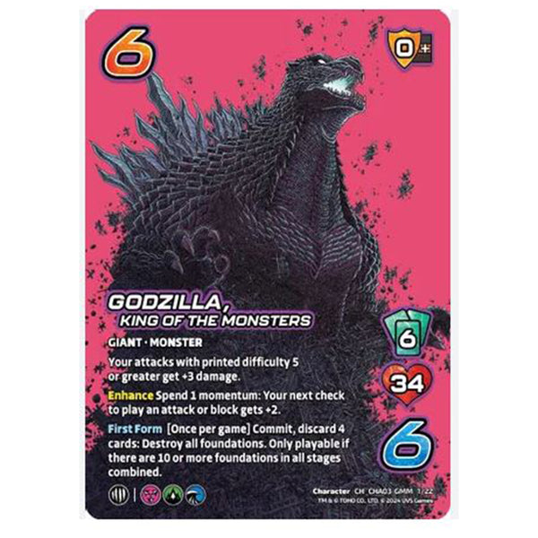 Universe Godzilla Challenger Series Godzilla Trading Card Deck| Radar Toys