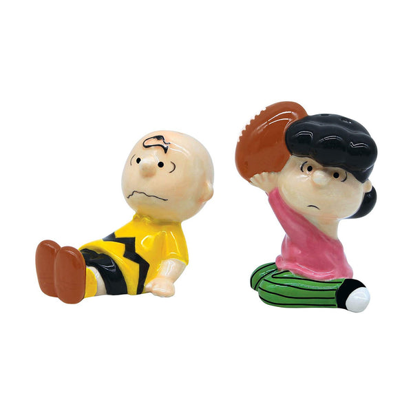 Enesco Peanuts Charlie And Lucy Salt & Pepper Shaker | Radar Toys
