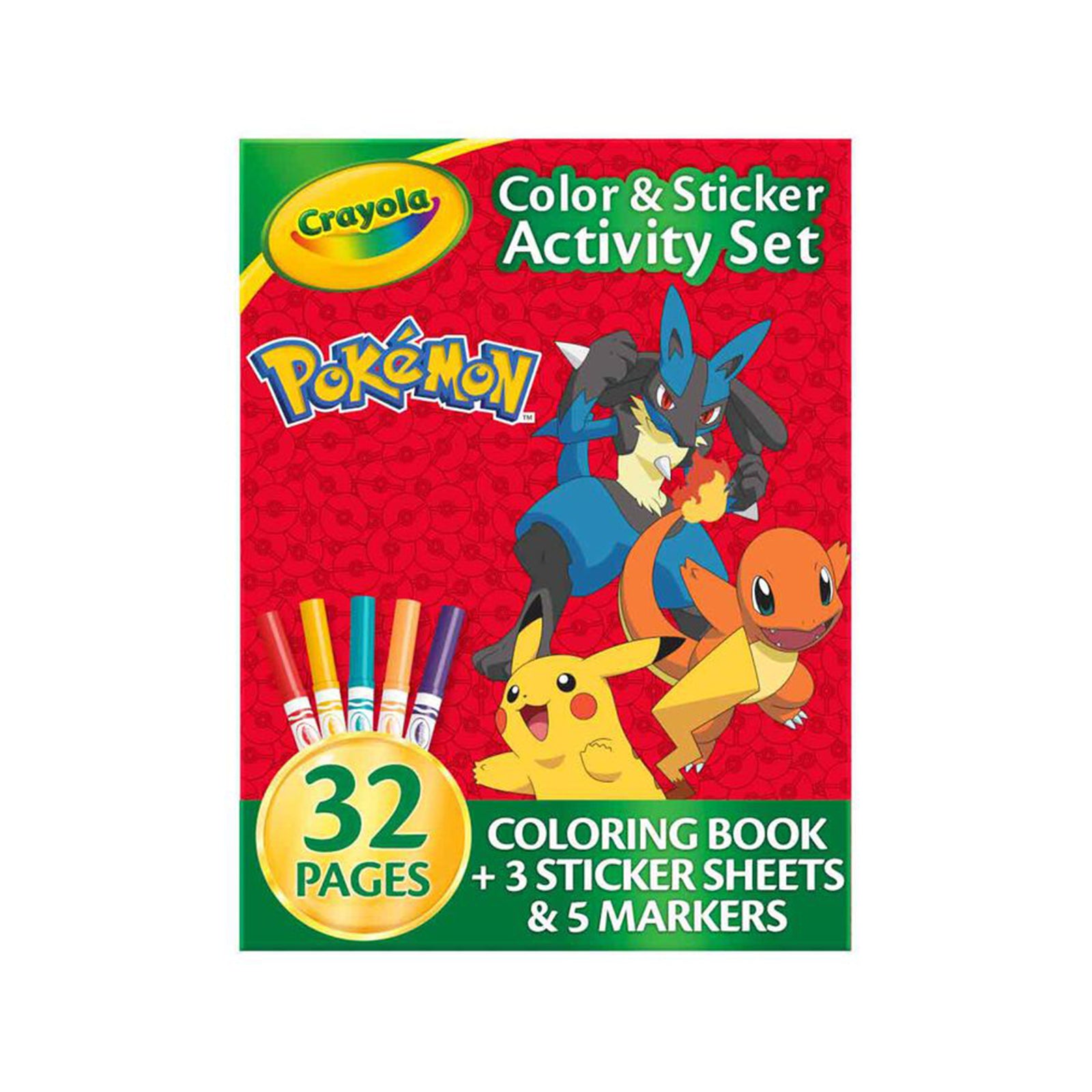 Crayola Pokemon Color And Sticker Activity Set | Radar Toys
