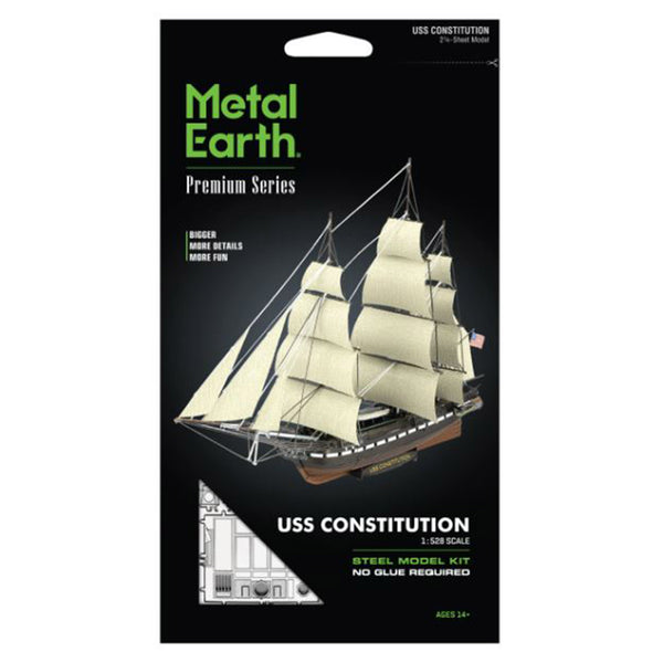 Metal Earth USS Constitution Ship Premium Series Model Kit| Radar Toys