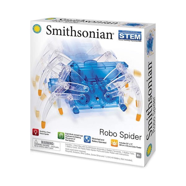 Family Games America Smithsonian Robo Spider Building Set | Radar Toys