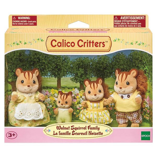 Calico Critters Walnut Squirrel Family Set CC1480 | Radar Toys