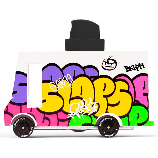 Candylab Graffti Black Van Vehicle Die Cast Car A807 | Radar Toys