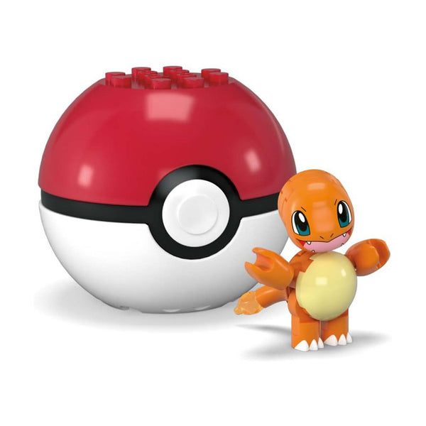 MEGA Pokemon Charmander Poke Ball Building Set | Radar Toys