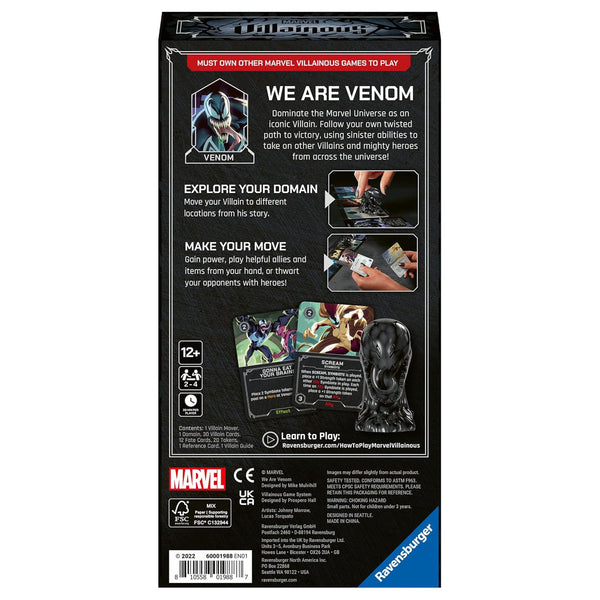 Marvel Villainous We Are Venom Single Character Expansion | Radar Toys