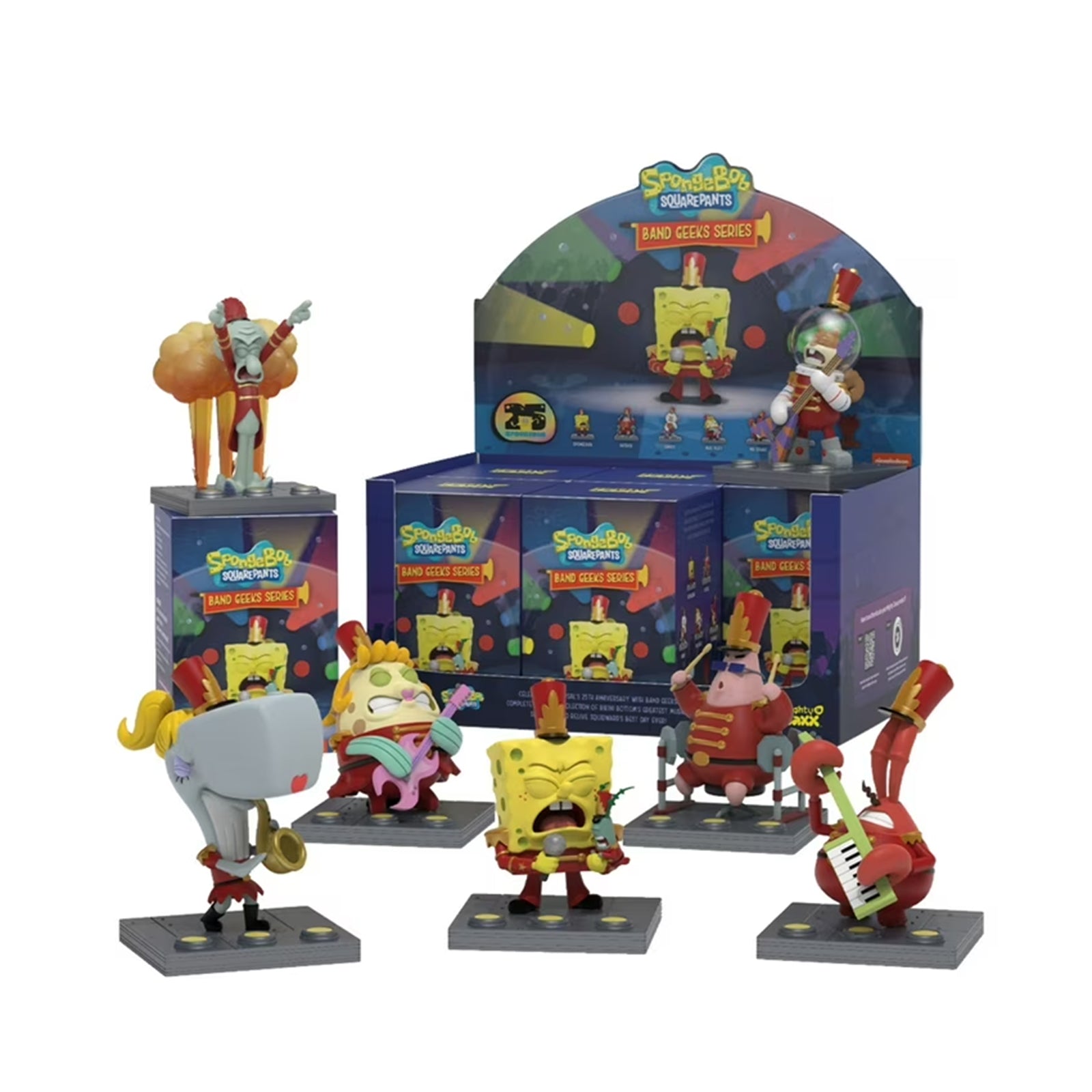 Mighty Jaxx Spongebob Squarepants Band Geek Blind Box Mini Figure ...