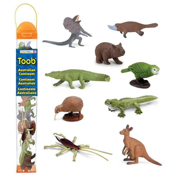 Safari Ltd Australian Continent Mini Animal Figures Toob | Radar Toys