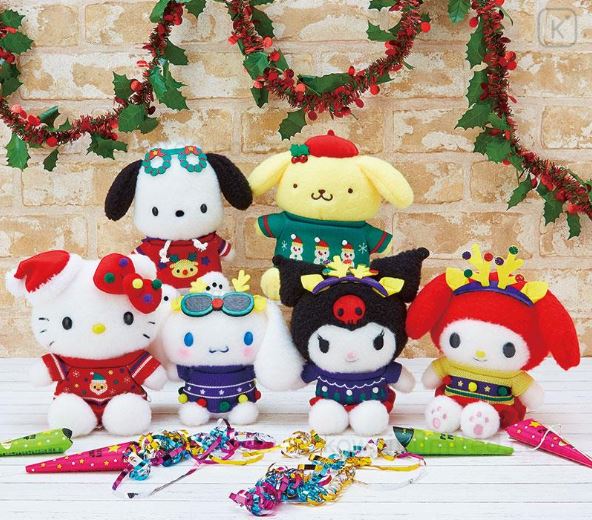 Sanrio Original Pompompurin Christmas Sweater 7 Inch Plush Figure ...