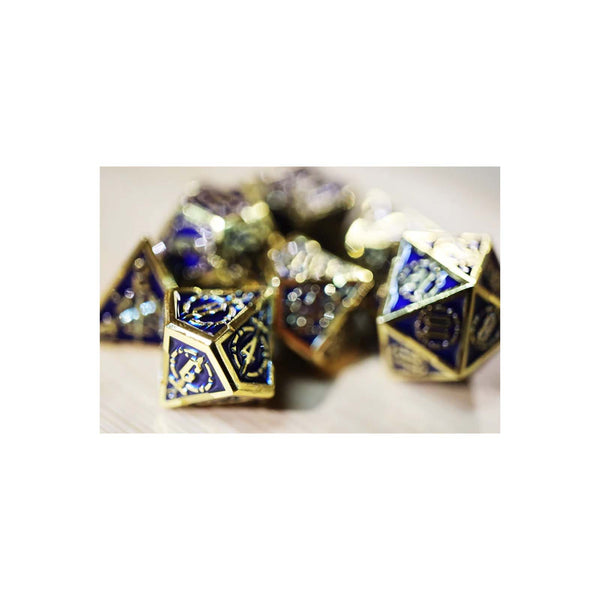 Foam Brain Crossed Swords Deep Sea Sword Metal RPG Dice Set | Radar Toys