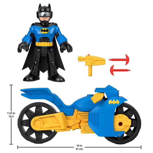 Fisher Price Imaginext XL DC Super Friends Batcycle And Batman Figure ...