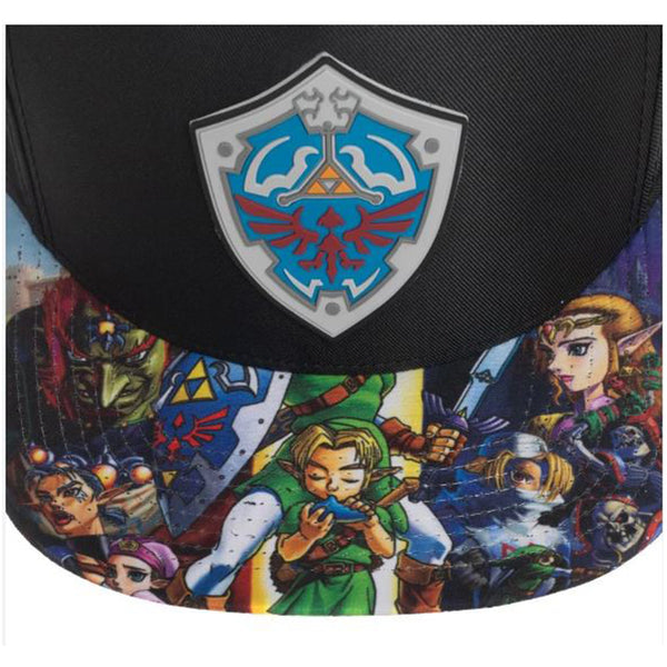 Bioworld Zelda Rubber Shield Emblem Snapback Hat| Radar Toys