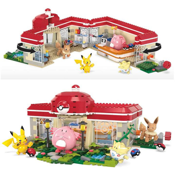 MEGA Pokemon Forest Pokemon Center Building Set | Radar Toys