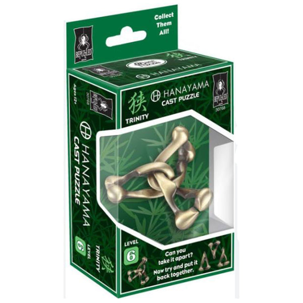 Hanayama Level 6 Trinity Cast Brain Teaser Puzzle| Radar Toys