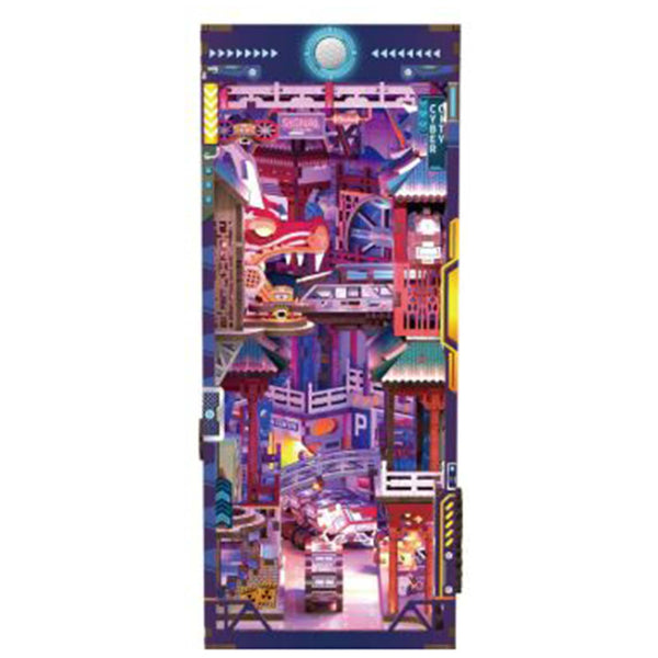 Tonecheer DIY Bookend Cyber City 3D Puzzle Building Set| Radar Toys