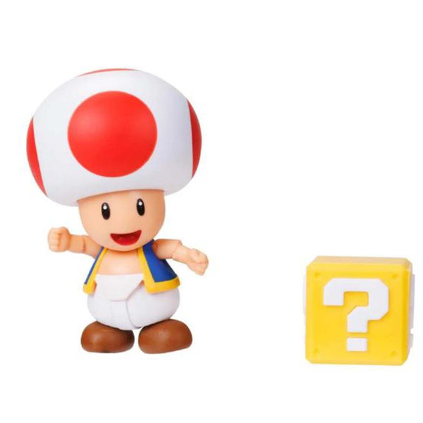 Jakks Pacific Super Mario Toad Wave 35 Figure| Radar Toys