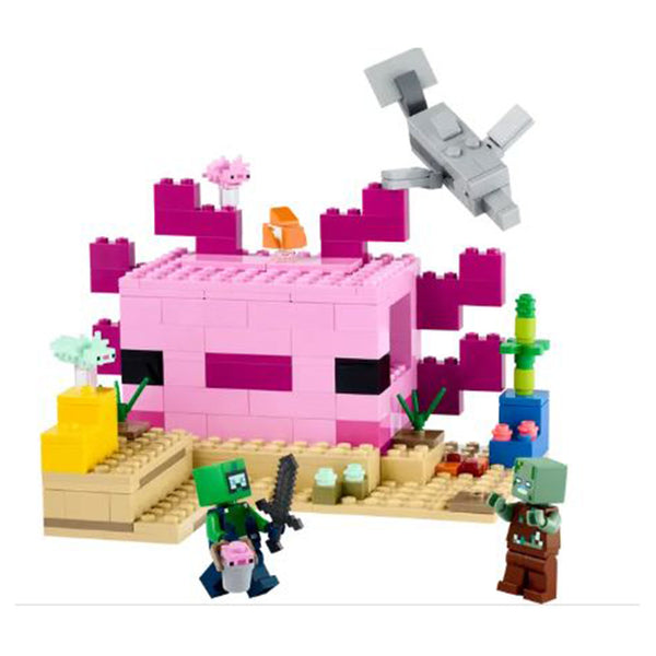 LEGO® Minecraft The Axolotl House Building Set 21247 | Radar Toys