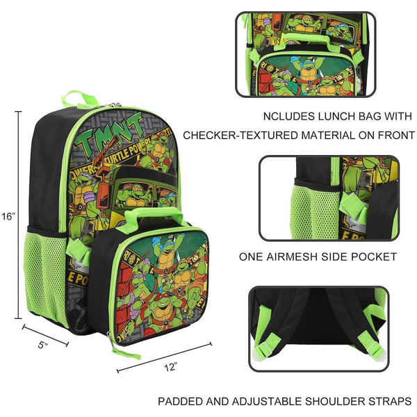 Bioworld Teenage Mutant Ninja Turtles Turtle Power Backpack | Radar Toys