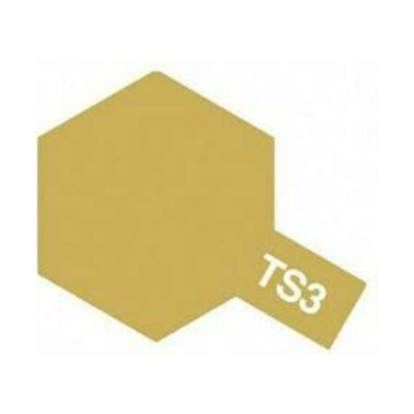 Tamiya Color For Plastics TS-3 Dark Yellow Paint 100 mL Spray Paint Can ...