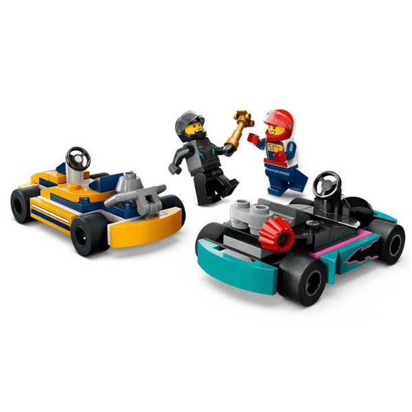 LEGO® City Go-Karts And Race Drivers Building Set 60400| Radar Toys