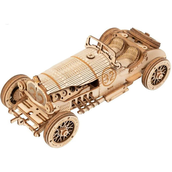 Robotime Rokr In The 1910s Grand Prix Car 1:16 Scale Wooden Model Kit ...