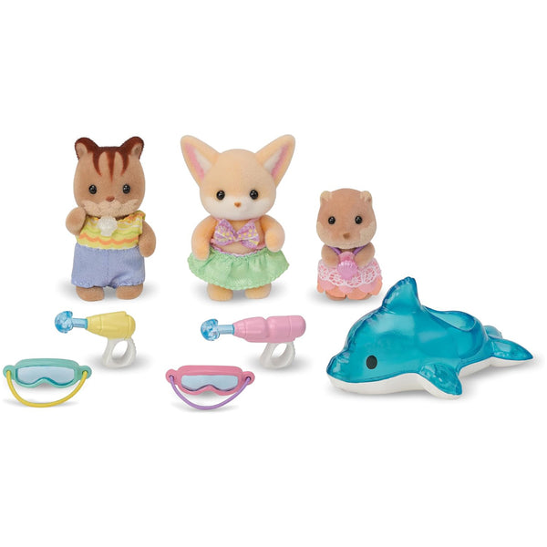 Calico Critters Nursery Friends Pool Fun Trio Set CC2172 | Radar Toys