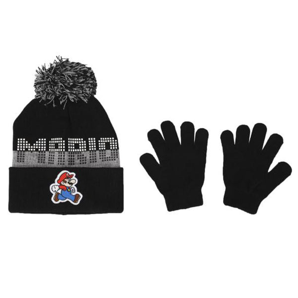 Bioworld Super Mario Knit Hat And Gloves Set|Radar Toys