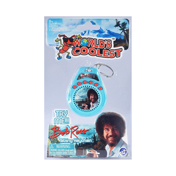 World's Coolest Bob Ross Talking Keychain | Radar Toys