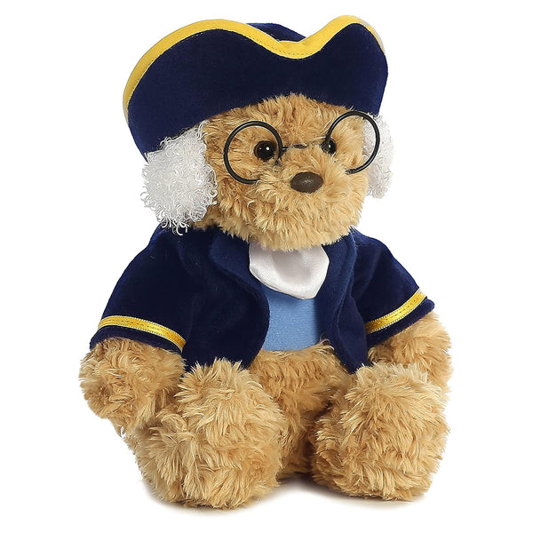 Aurora Ben Franklin Bear 10 Inch Plush Figure | Radar Toys