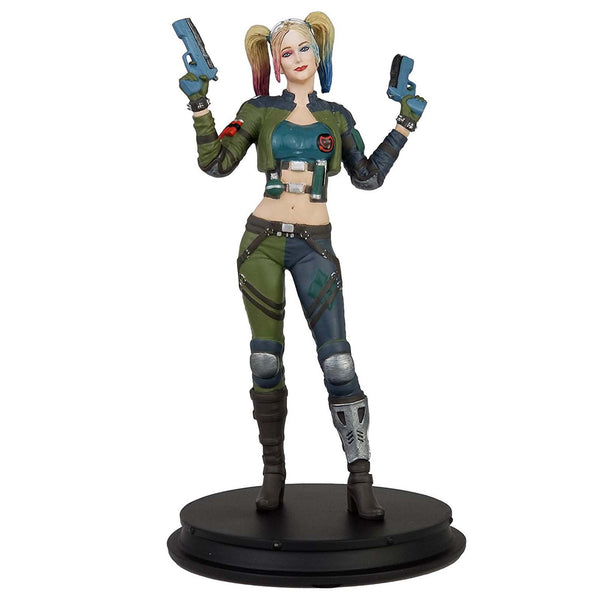 DC Icon Heroes Injustice 2 Harley Quinn Green Jacket Statue | Radar Toys