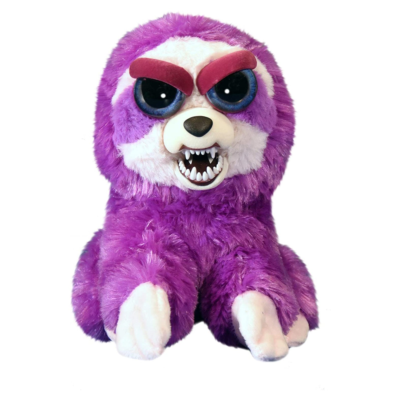 Feisty Pets Lightningbolt Lucy Purple Sloth Plush Figure | Radar Toys