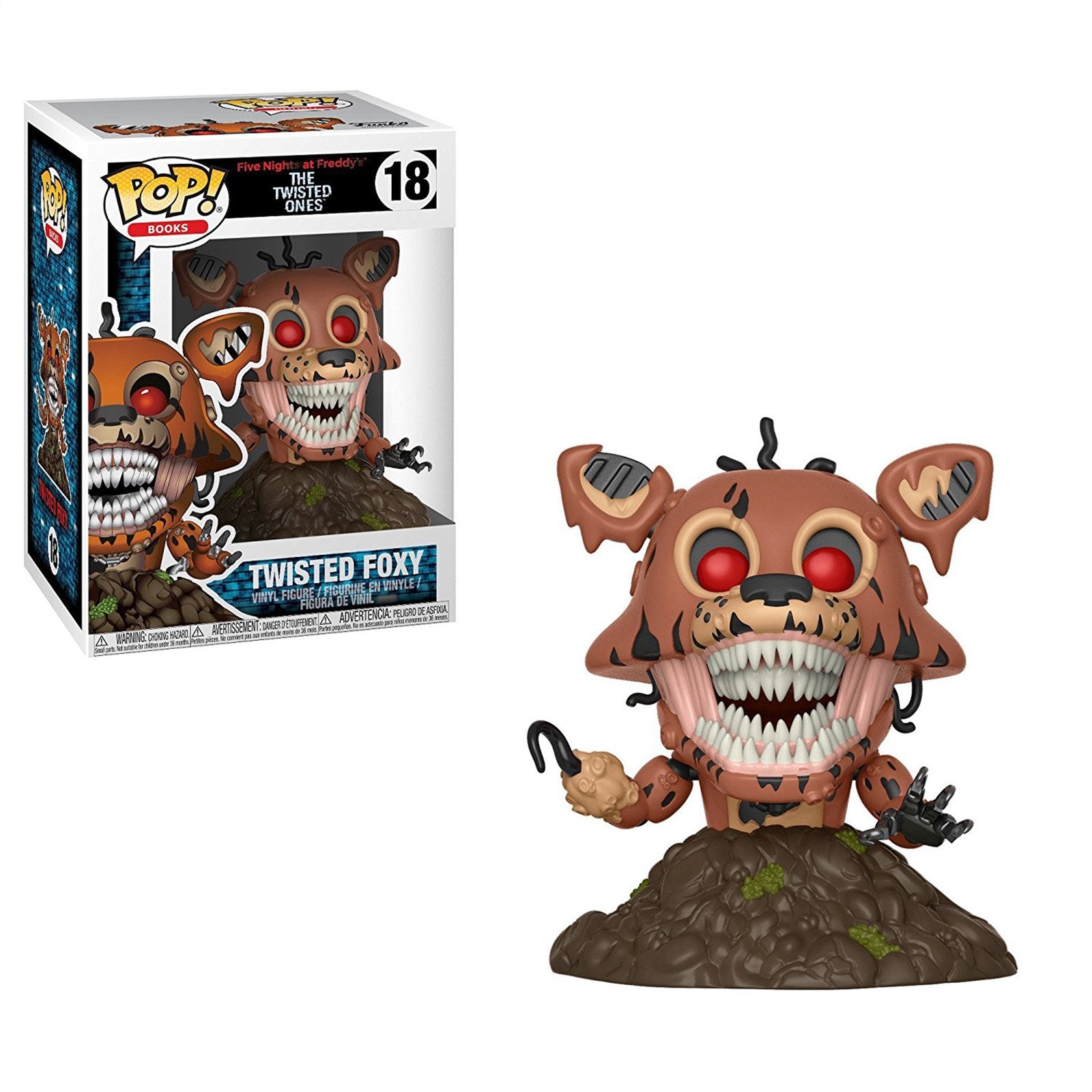 Funko Five Nights At Freddy's Twisted POP Twisted Foxy Vinyl Figure ...