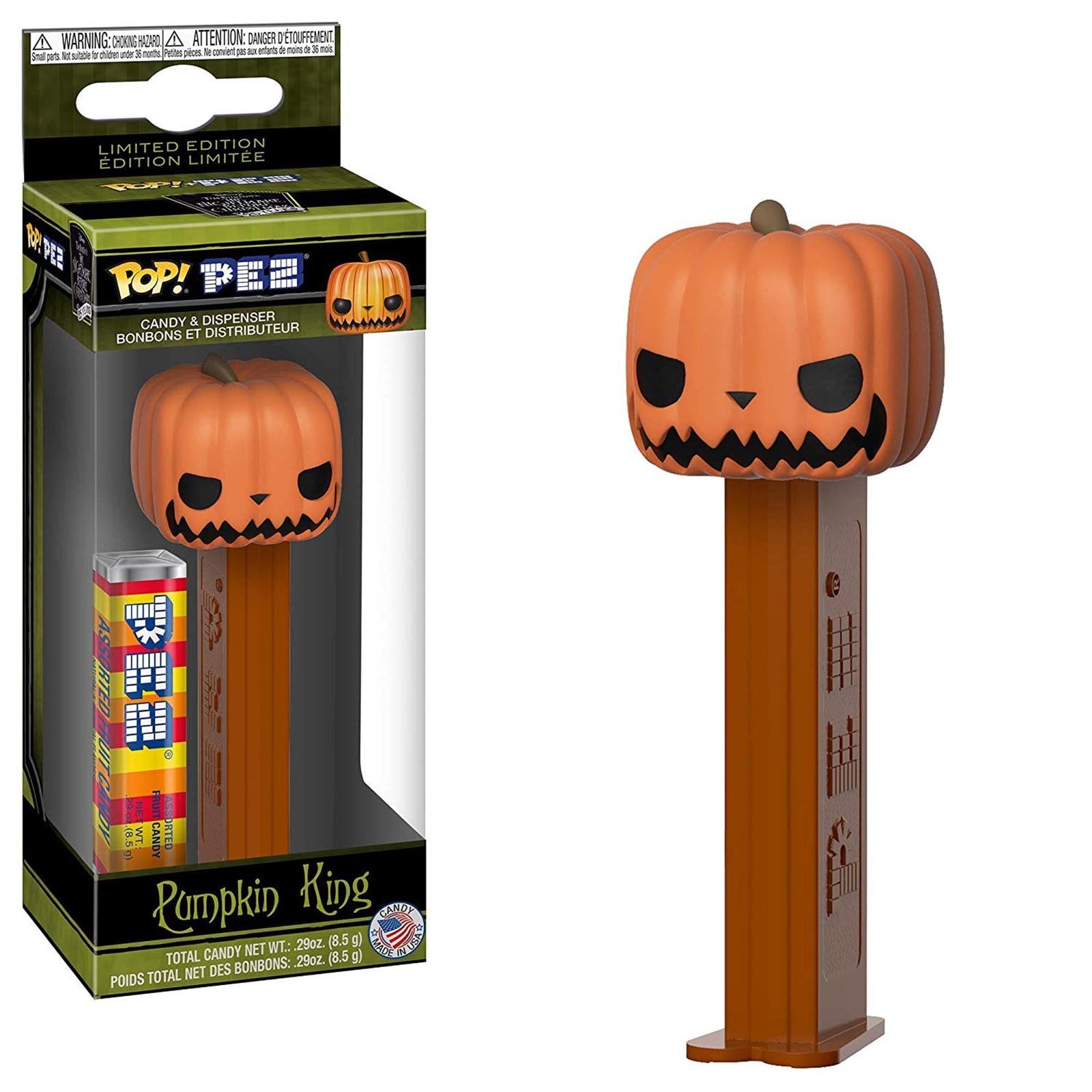 Funko Nightmare Before Christmas POP PEZ Pumpkin King Dispenser | Radar ...