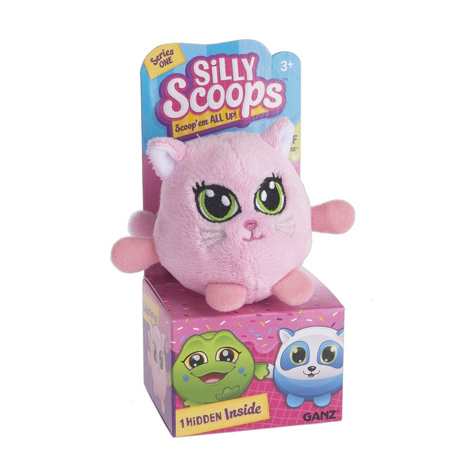 Ganz Silly Scoops Series 1 Cherry Parfait Kitten Plush | Radar Toys