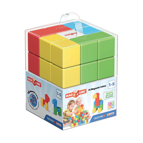 Geomag Green Magicube 16 Cubes Set | Radar Toys