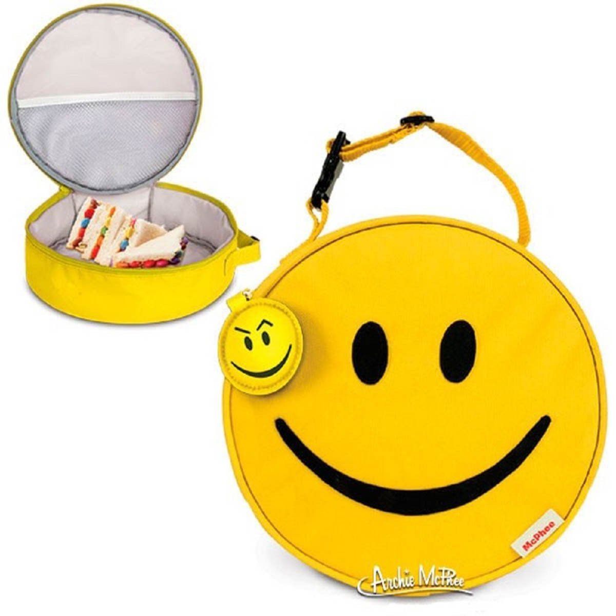 Smiley Face Lunch Box Lunch Bags Kids School Lunchboxes – Radar Toys
