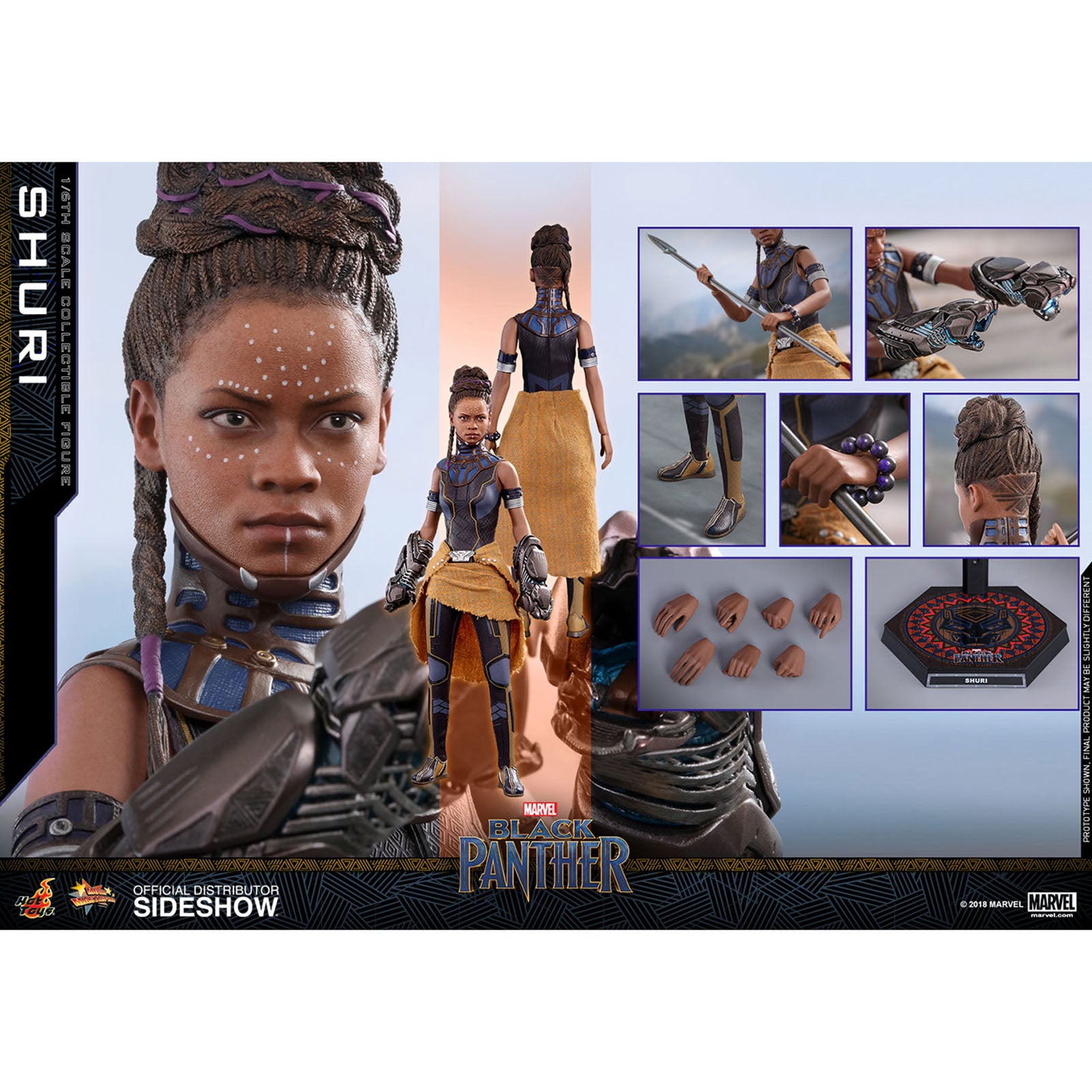 Hot Toys Movie Masterpiece Black Panther Shuri Sixth Scale Figure ...
