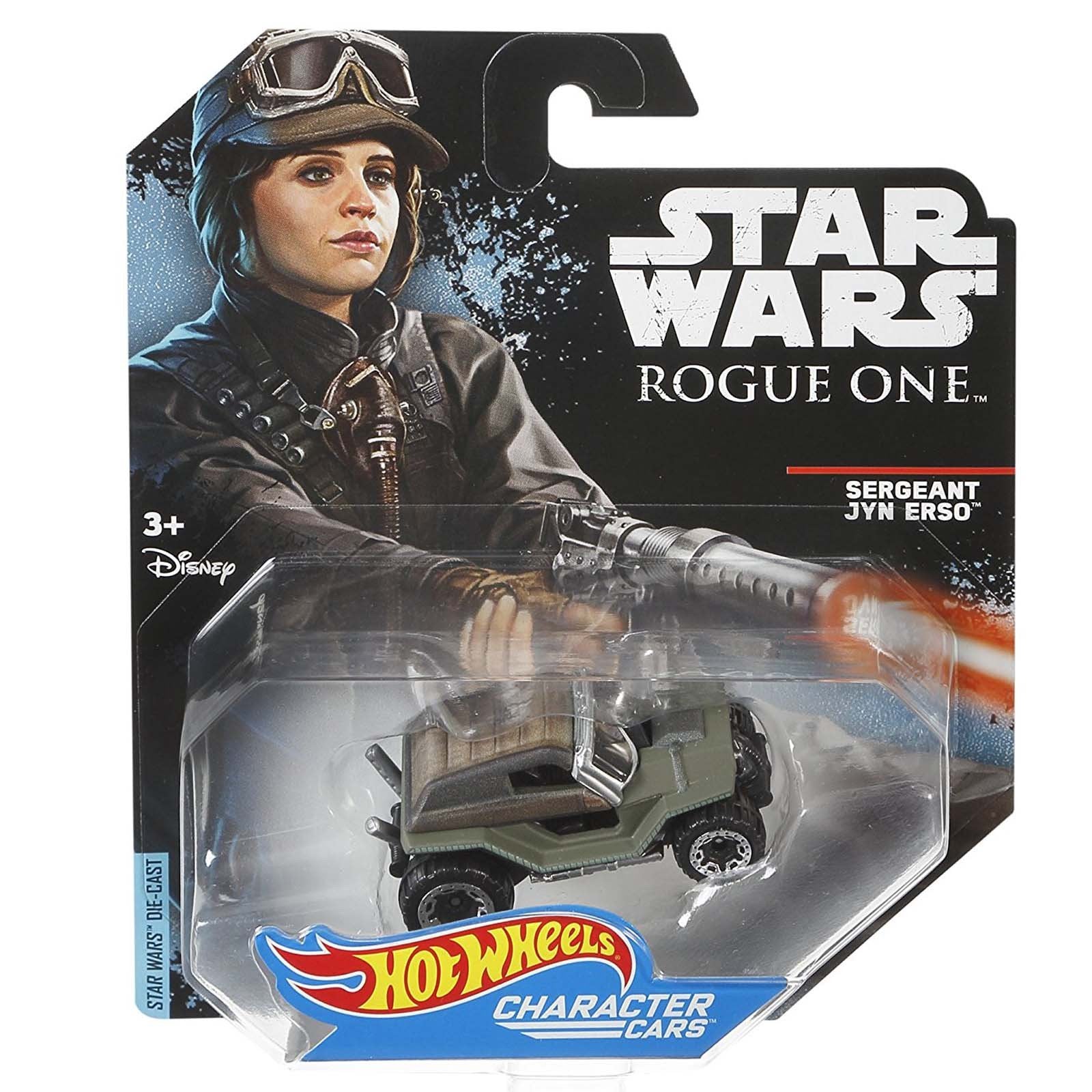 Star Wars Hot Wheels Jyn Erso Character Cars Diecast | Radar Toys