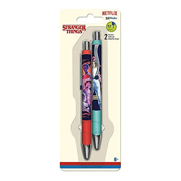 Ink Works Stranger Things Faces 2 Gel Pen Set | Radar Toys