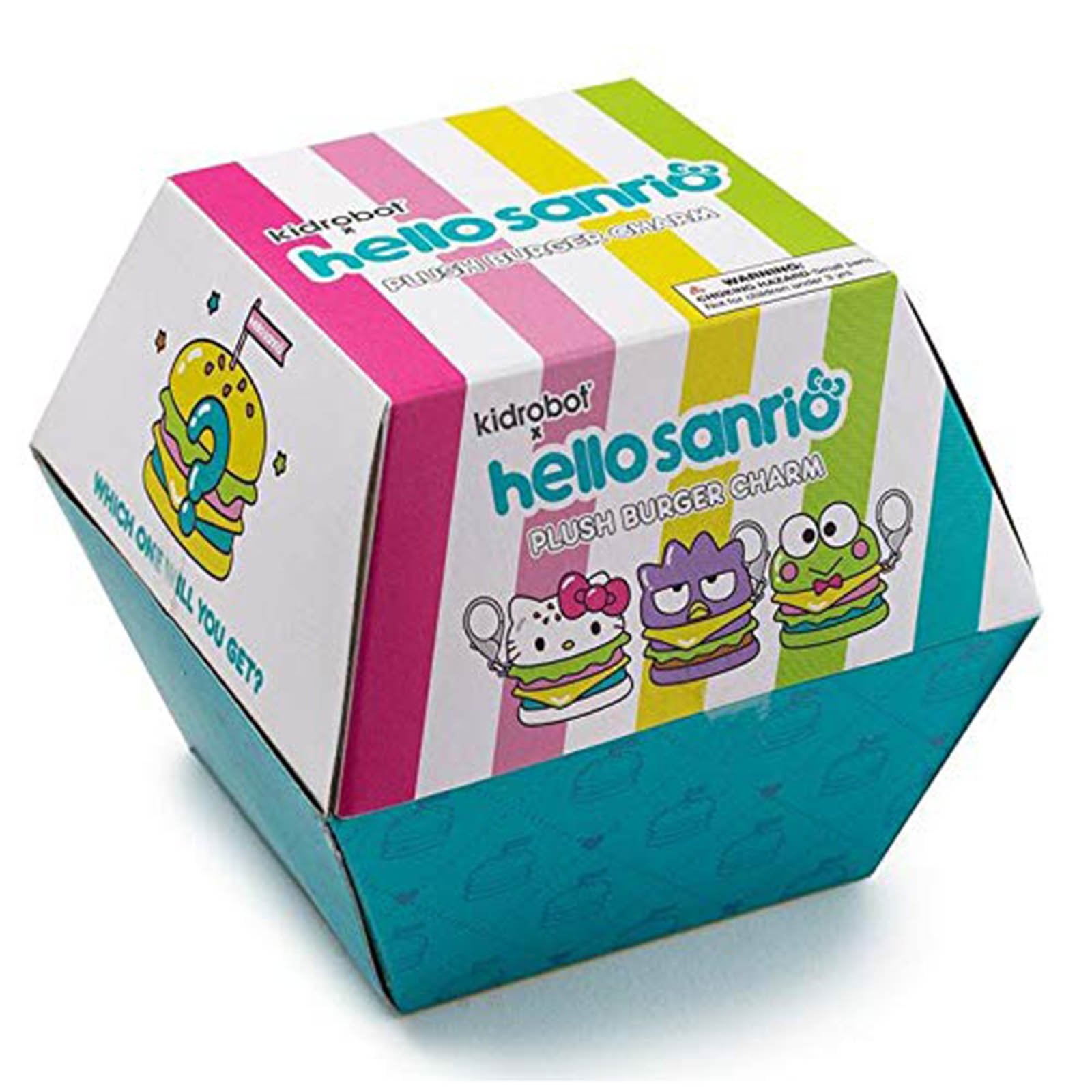 Kidrobot Sanrio Hello Kitty Burger Blind Box Charm Plush | Radar Toys