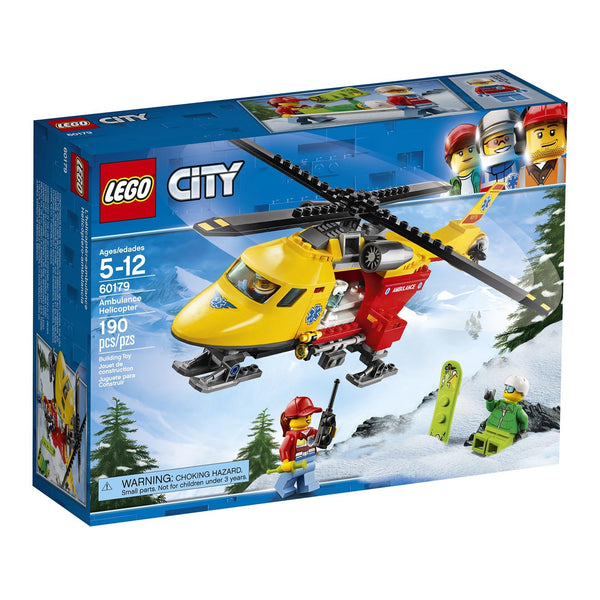 LEGO® City Ambulance Helicopter Building Set 60179 | Radar Toys