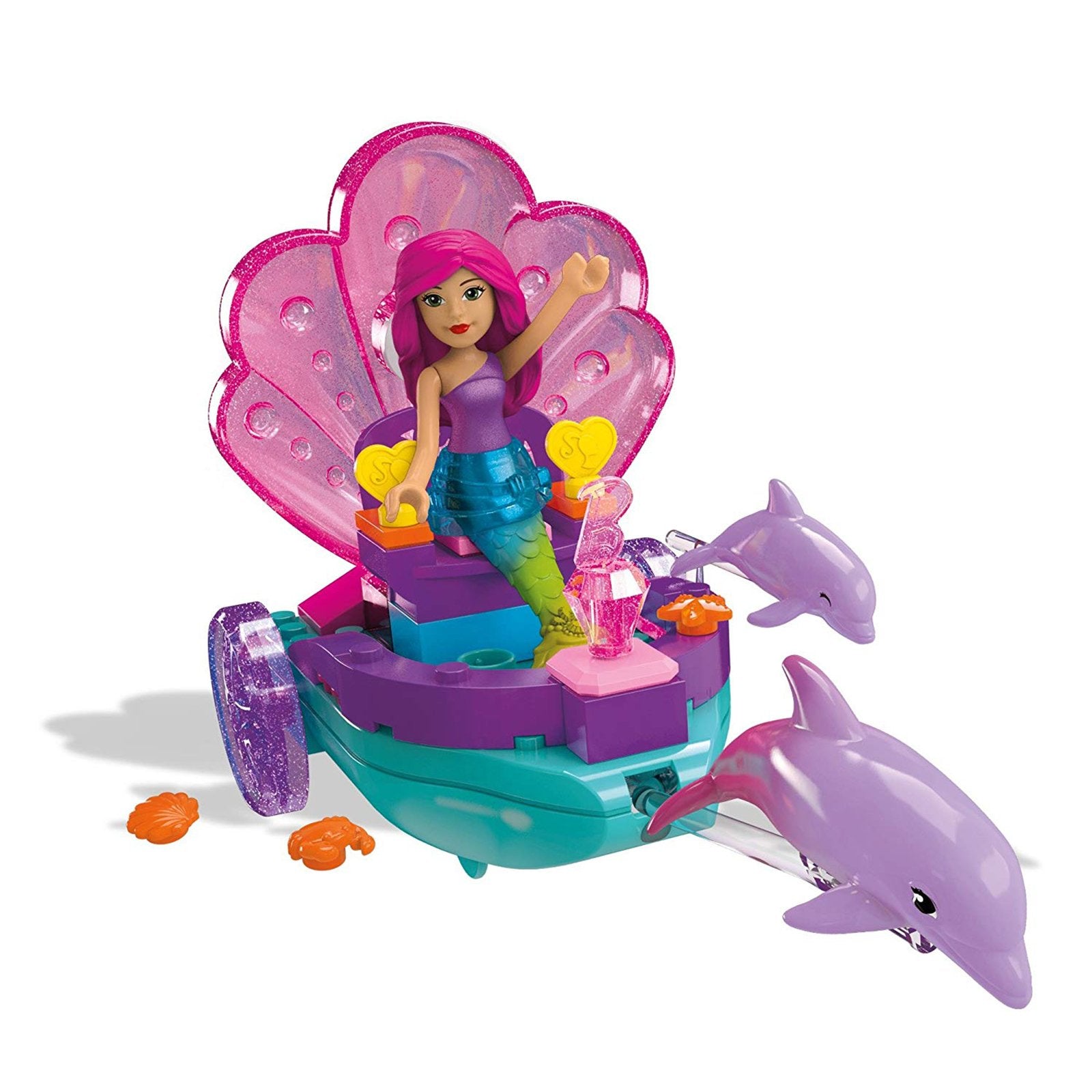 Mega Construx Barbie Dreamtopia Mermaid Carriage Building Set | Radar Toys