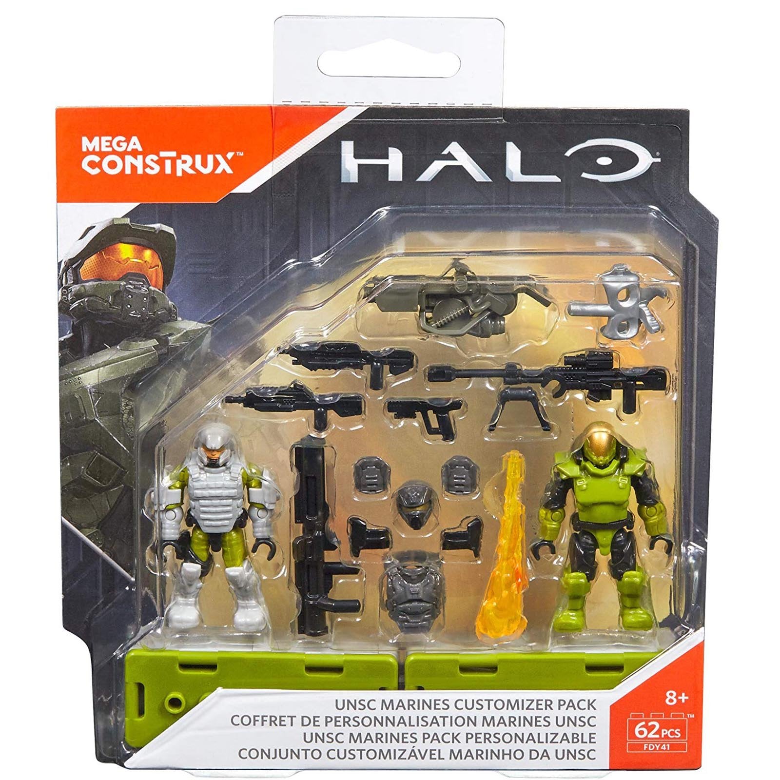 Mega Construx Halo UNSC Marines Customizer Pack 2 Set | Radar Toys