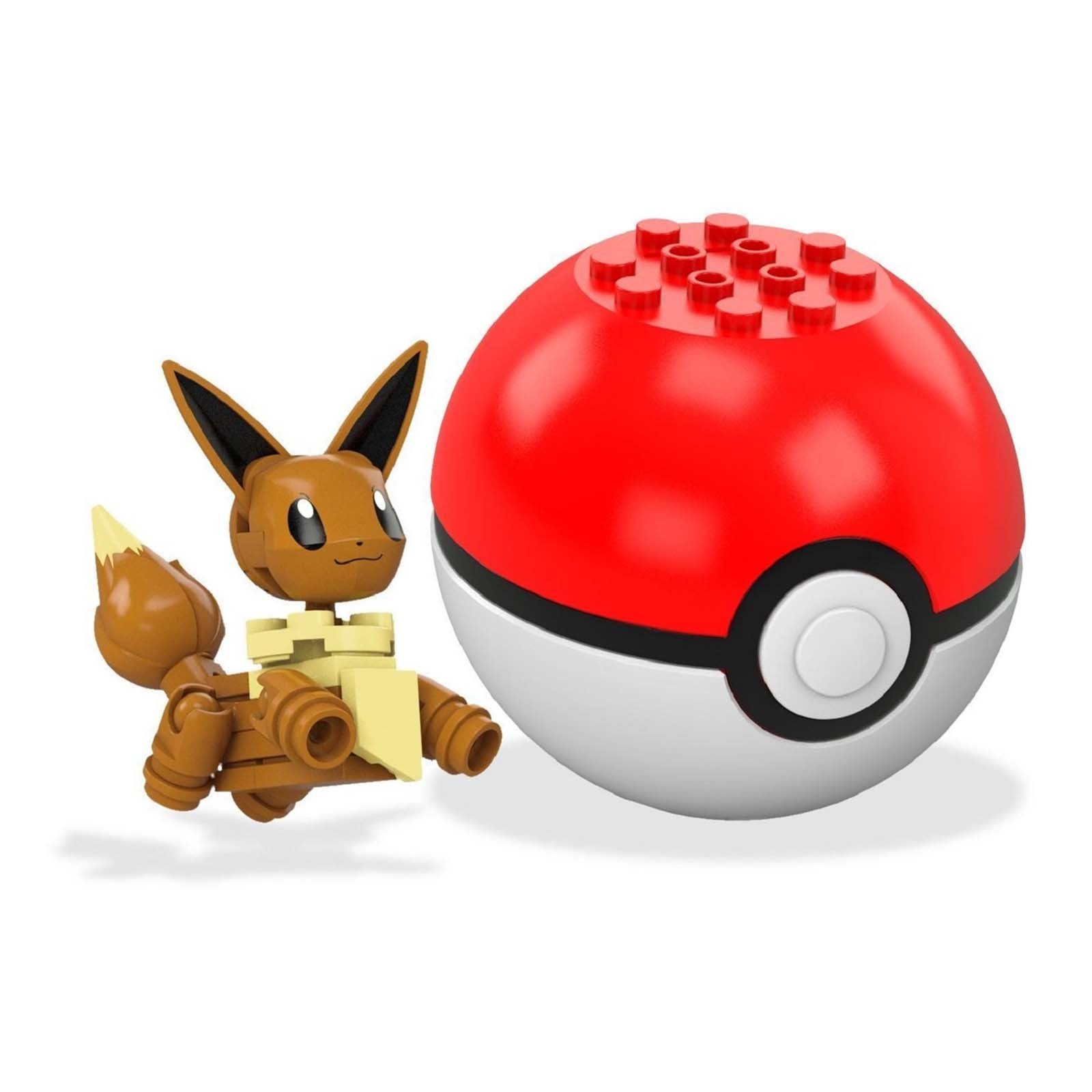 Mega Construx Pokemon Pokeball Eevee Building Set | Radar Toys
