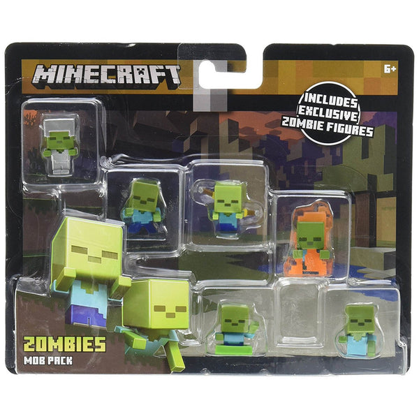 Minecraft Zombies Mob Mini Figure Pack FFK89 | Radar Toys