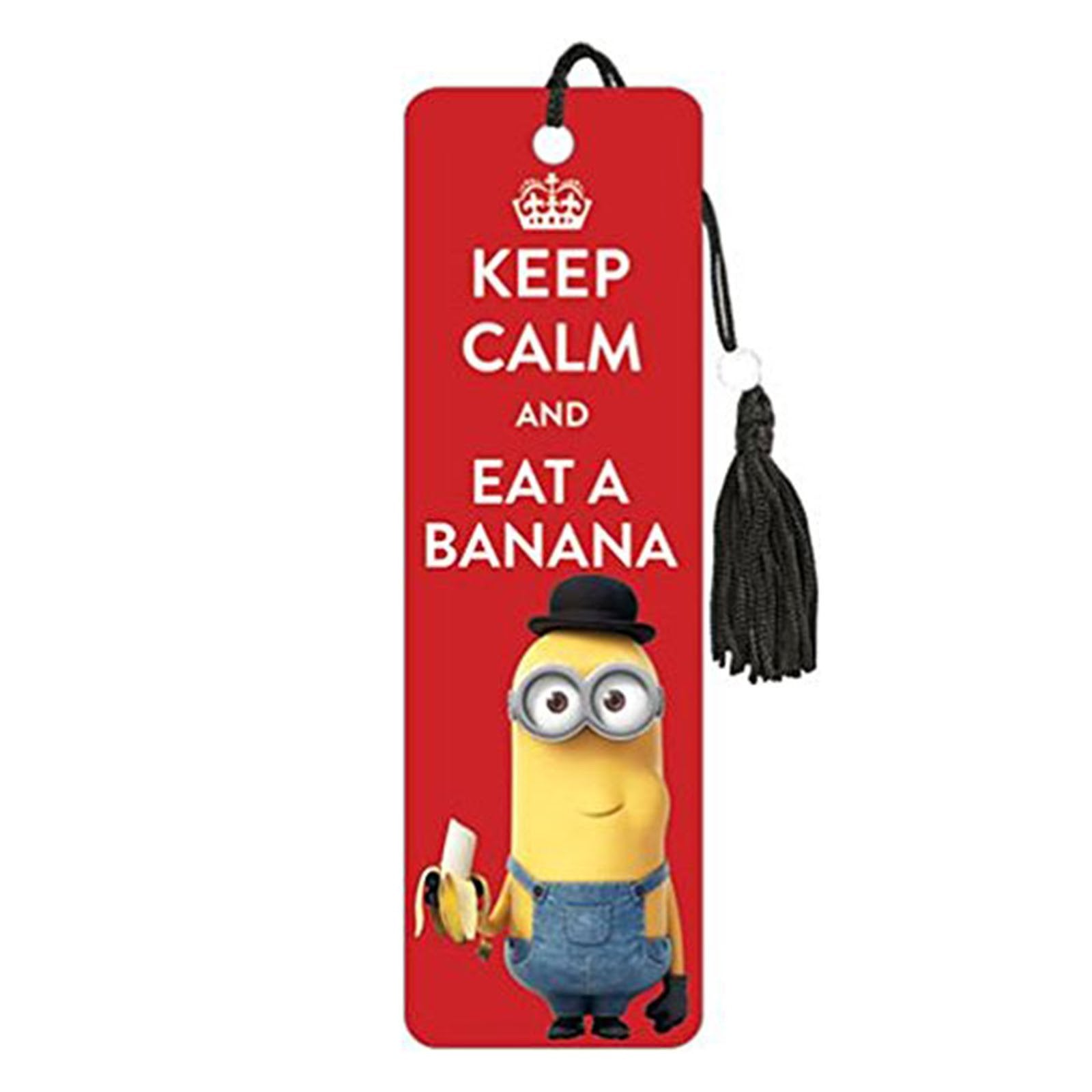 Minions Keep Calm And Eat A Banana Premier Bookmark | Radar Toys