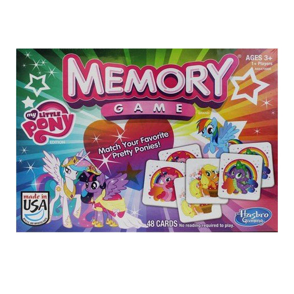 My Little Pony Memory Game Hasbro Kids Games MLP | Radar Toys