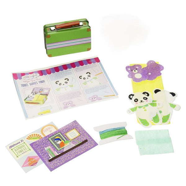 My Studio Girl Make Your Own Travel Buddies Panda Sew Set | Radar Toys