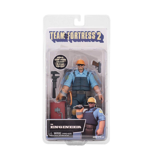 NECA Team Fortress 2 The Engineer Blue Team Action Figure | Radar Toys